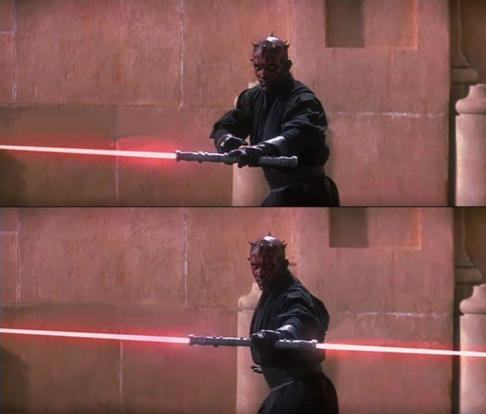 Darth Maul's Double-sided Lightsaber - Meming Wiki