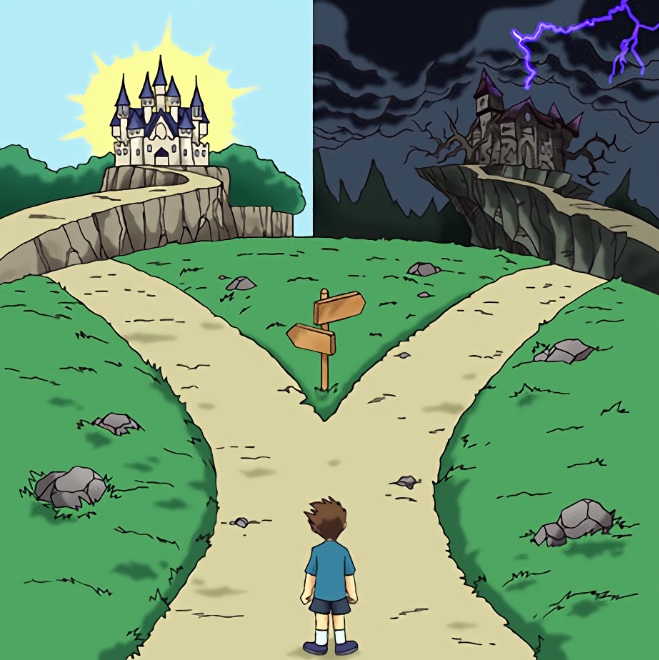 File Dramatic Crossroads jpg Meming Wiki
