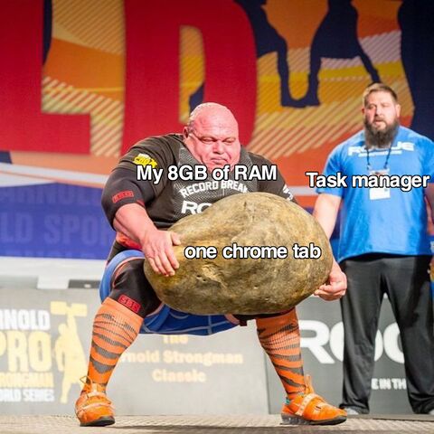 Man Lifting Giant Stone - Meming Wiki