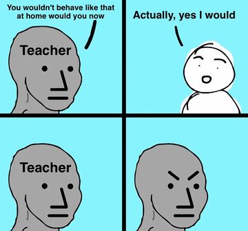 Angry NPC Wojak - Meming Wiki