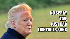 Donald Trump's Tan Face Photo - Meming Wiki
