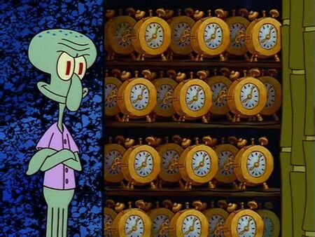 Squidward's Clock Closet - Meming Wiki