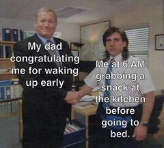 Young Michael Scott Shaking Ed Truck's Hand - Meming Wiki