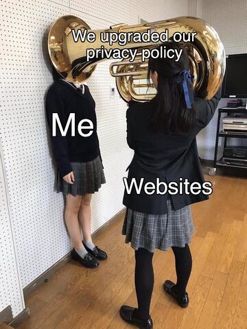 Girl Putting Tuba On Girl's Head - Meming Wiki