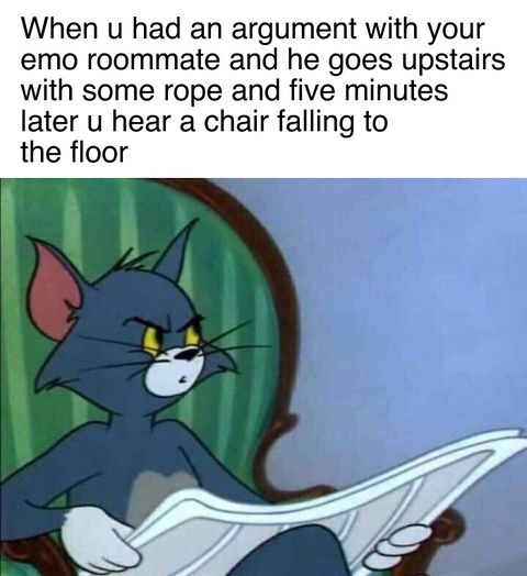 Tom Cat Reading a Newspaper - Meming Wiki