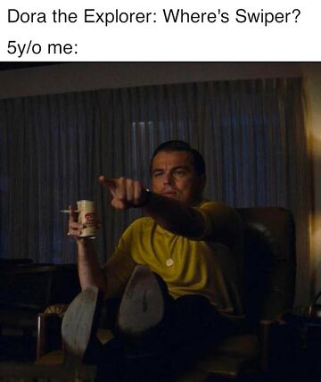 Pointing Rick Dalton - Meming Wiki