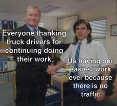 Young Michael Scott Shaking Ed Truck's Hand - Meming Wiki