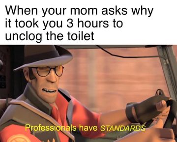 Professionals Have Standards - Meming Wiki