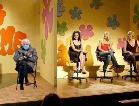 Bernie Sanders In a Chair - Meming Wiki