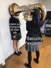 File:Girl Putting Tuba On Girl's Head meme 2.jpg - Meming Wiki